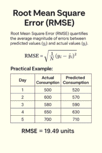 Root Mean Square Error (RMSE)